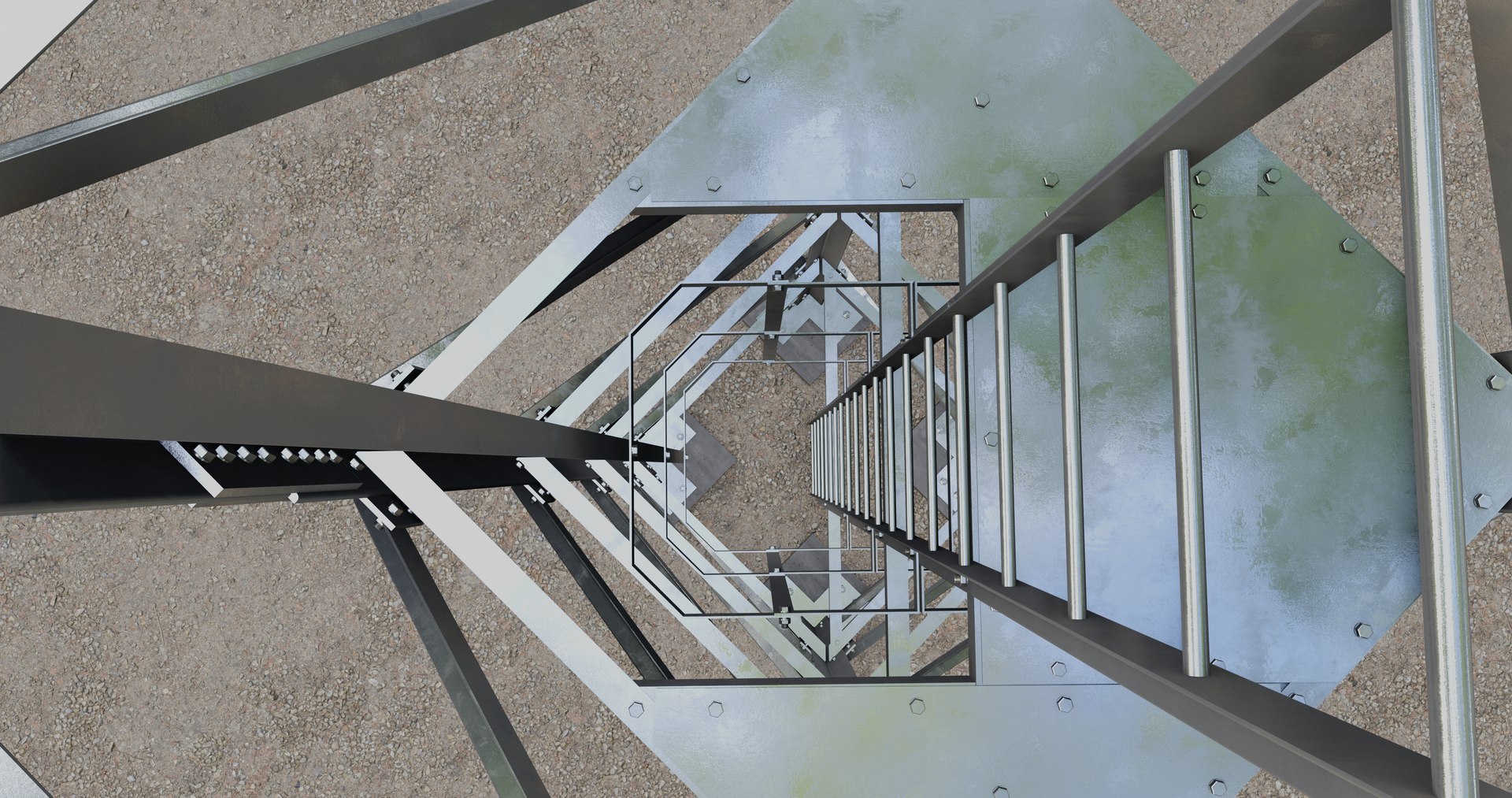 3D 16 Meter Steel Lattice Tower - TurboSquid 2079204