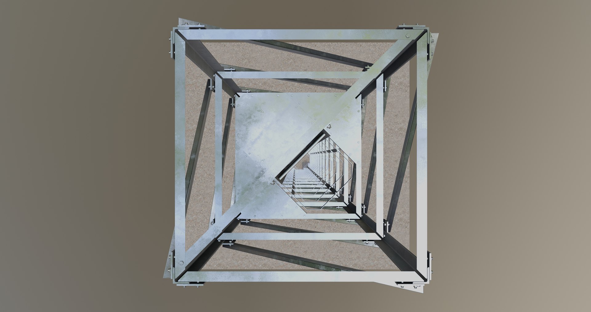 3D 16 Meter Steel Lattice Tower - TurboSquid 2079204