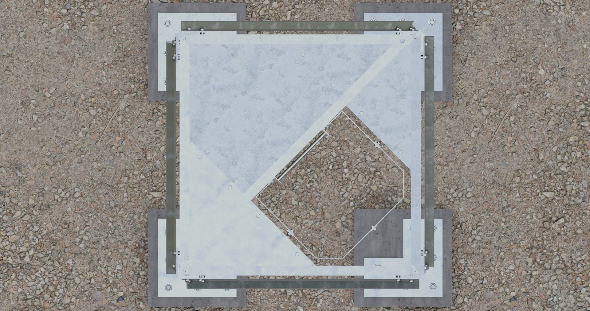 3D 16 Meter Steel Lattice Tower - TurboSquid 2079204