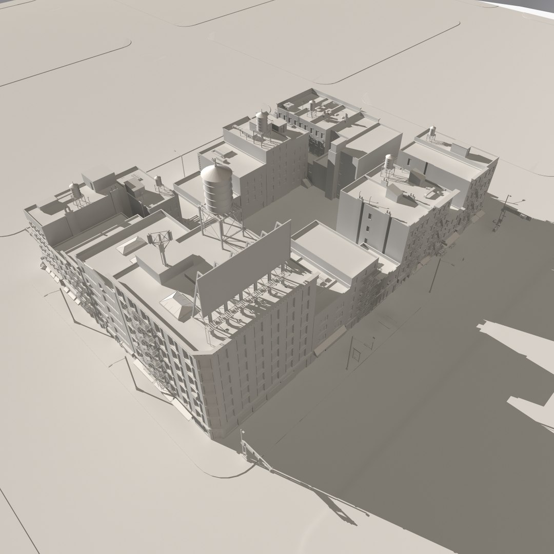 City Buildings 3d Max