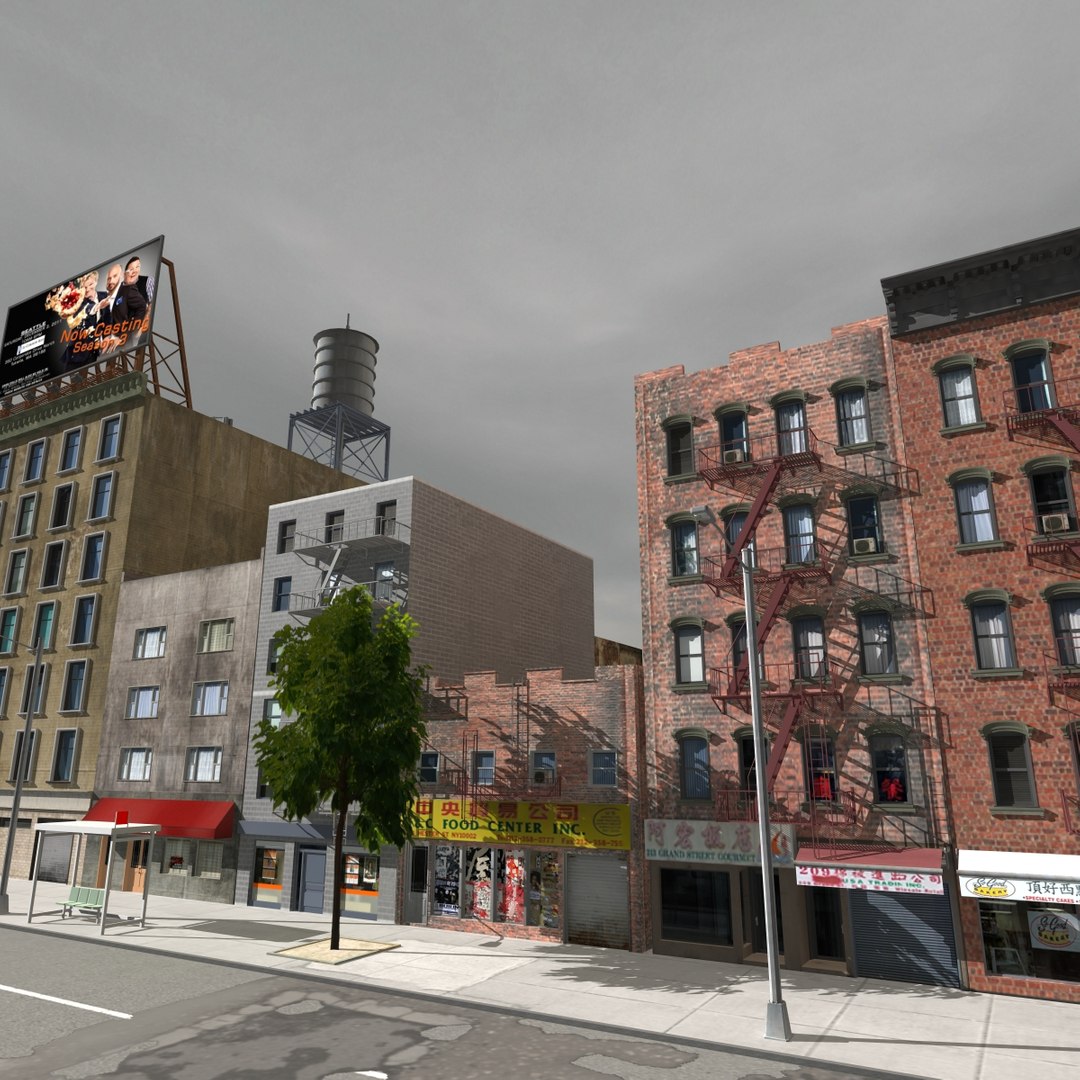 City Buildings 3d Max