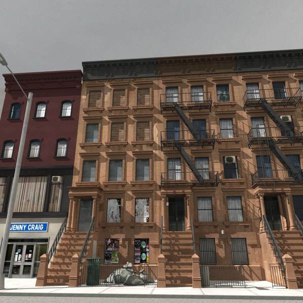 city buildings 3d max