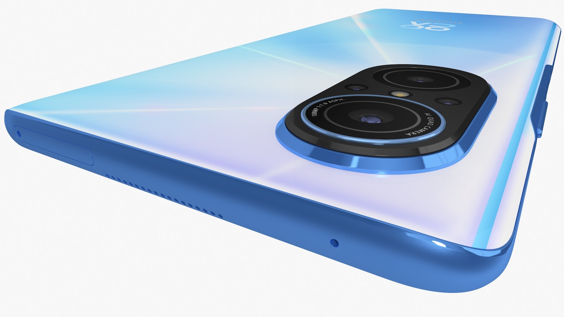 Huawei Nova 9 SE Blue 3D - TurboSquid 1876873