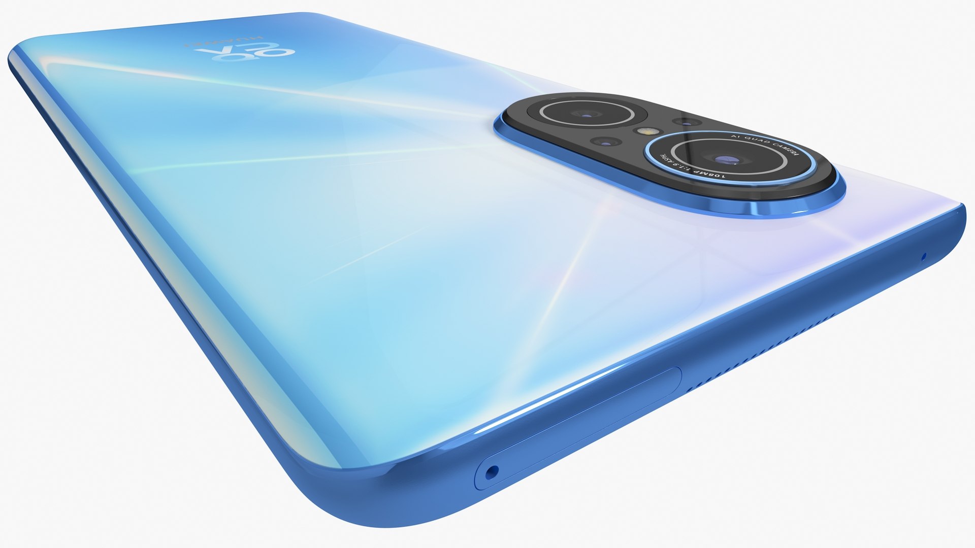 Huawei Nova 9 SE Blue 3D - TurboSquid 1876873