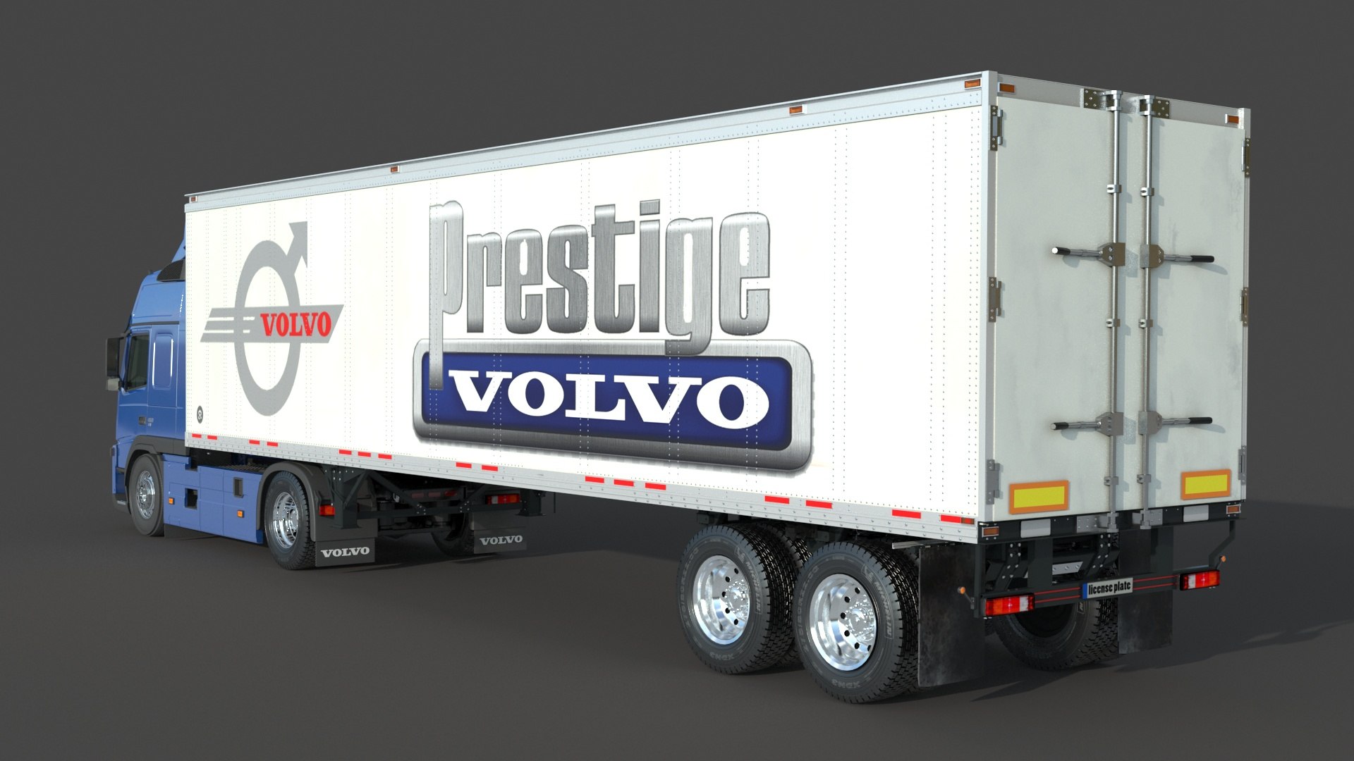 3D Volvo 460 FM Semi Truck Model - TurboSquid 2374973