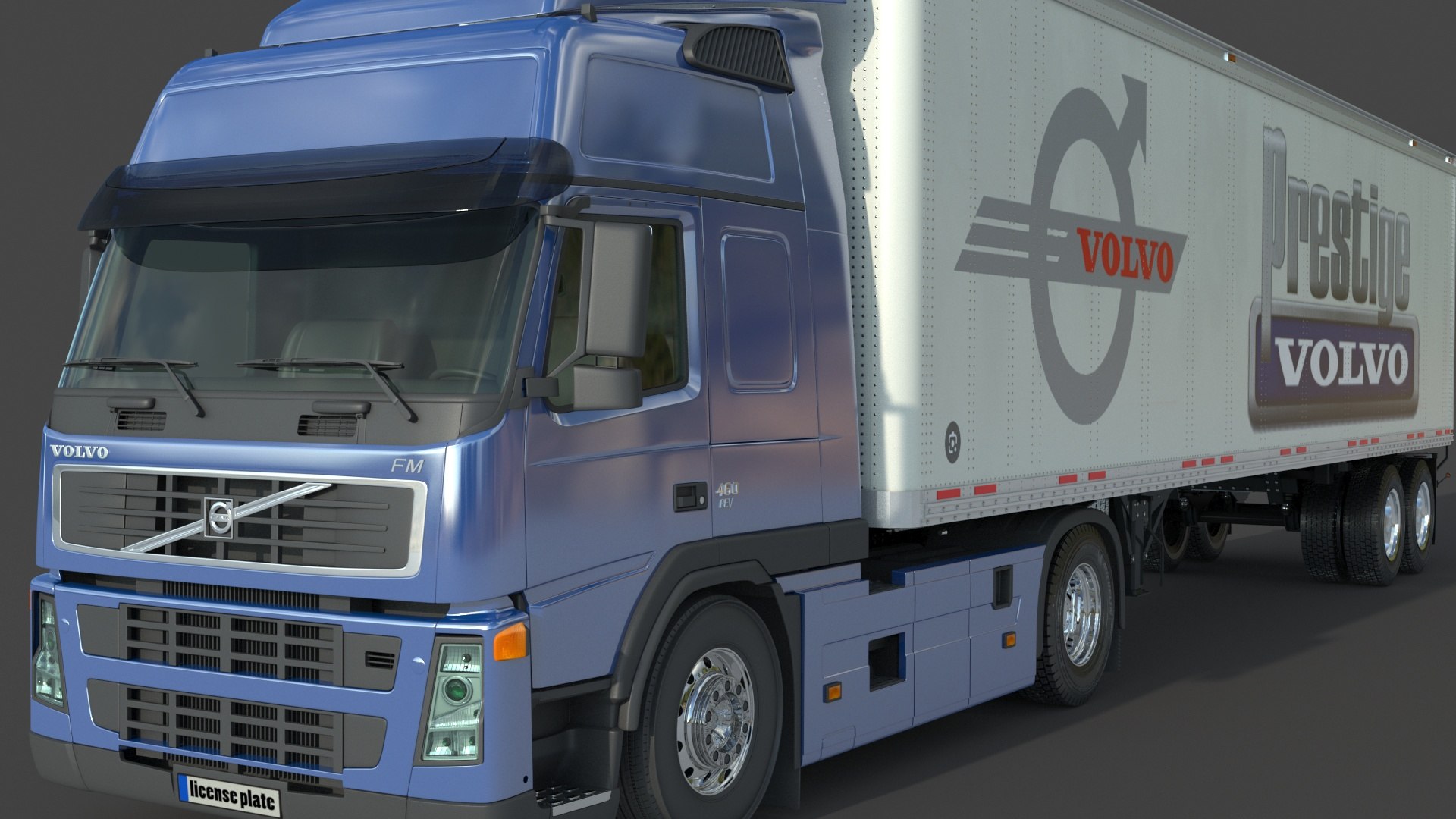 3D Volvo 460 FM Semi Truck Model - TurboSquid 2374973