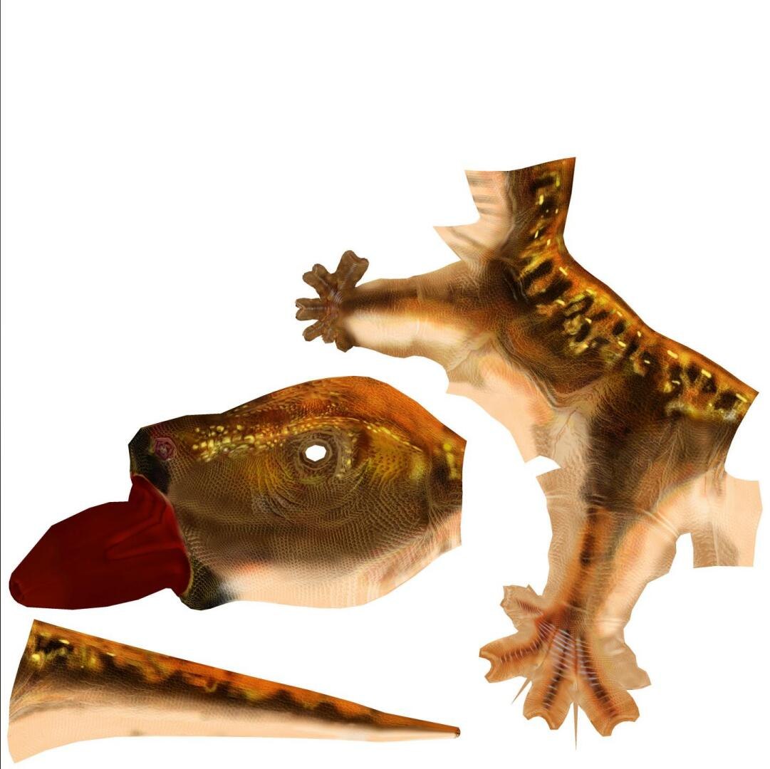 Tatisaurus Dinosaur Jurassic Animal 3D Model - TurboSquid 2342292