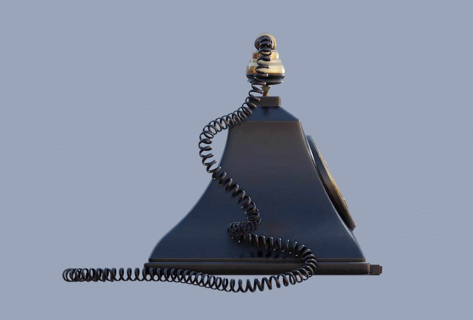 Retro vintage landline 3D model - TurboSquid 1372870