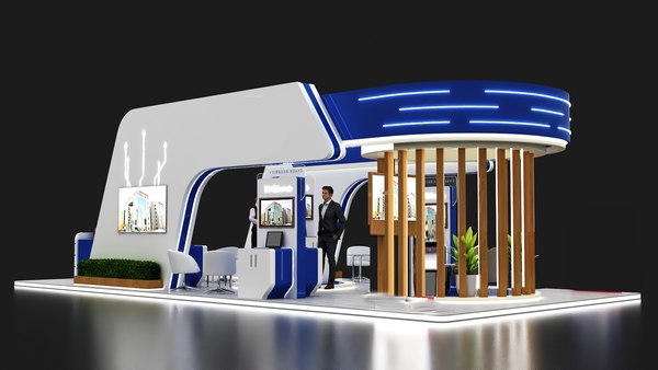 Booth 12x6M 3D 모델 - TurboSquid 2085693