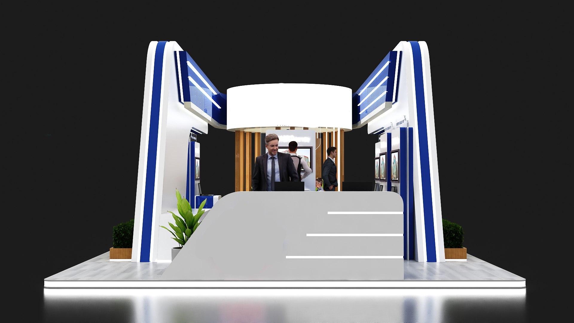 Booth 12x6M 3D - TurboSquid 2085693