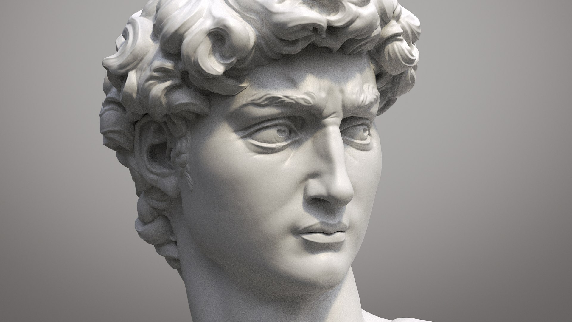 David statue 3D model - TurboSquid 1334758