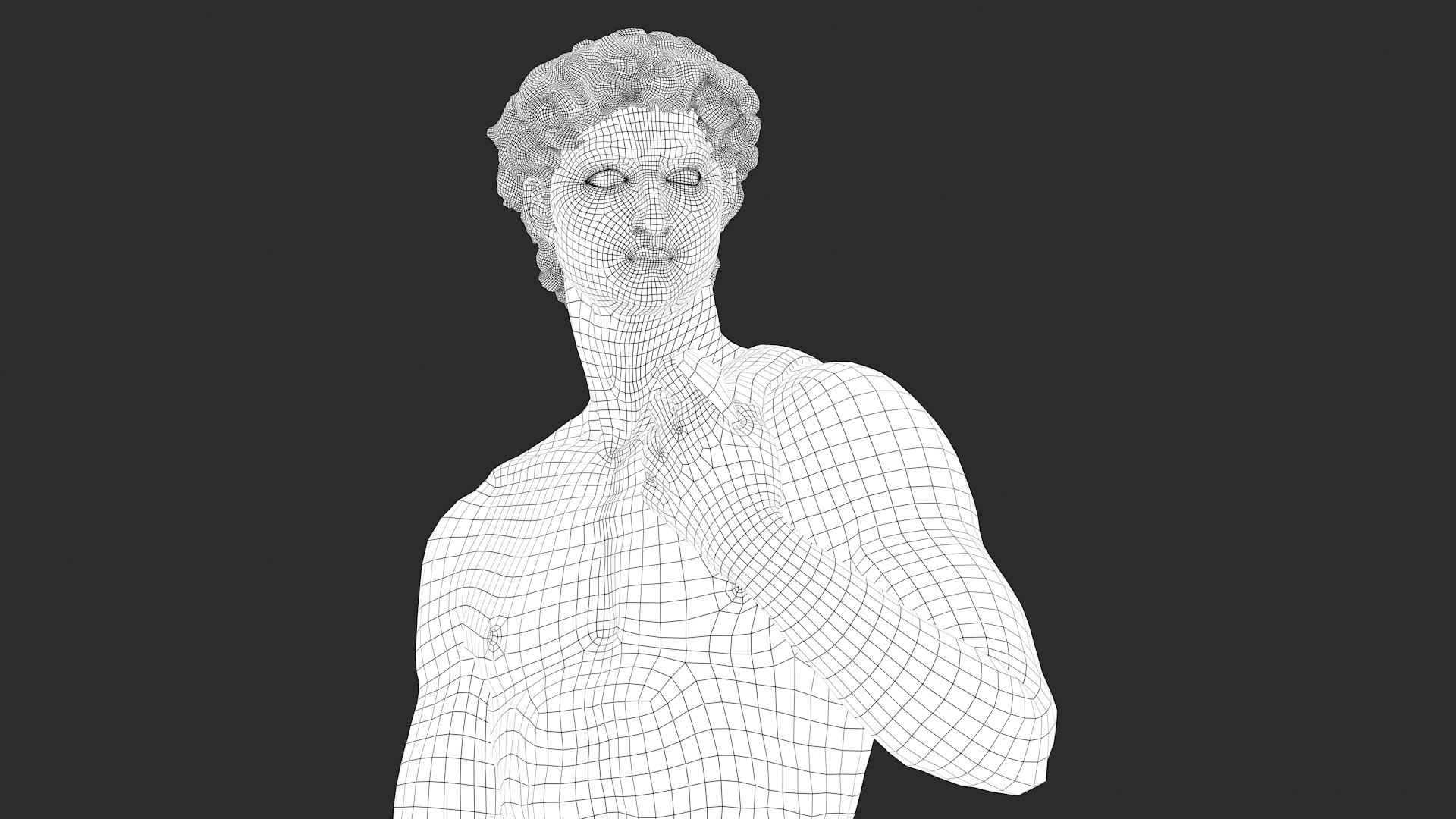 David statue 3D model - TurboSquid 1334758