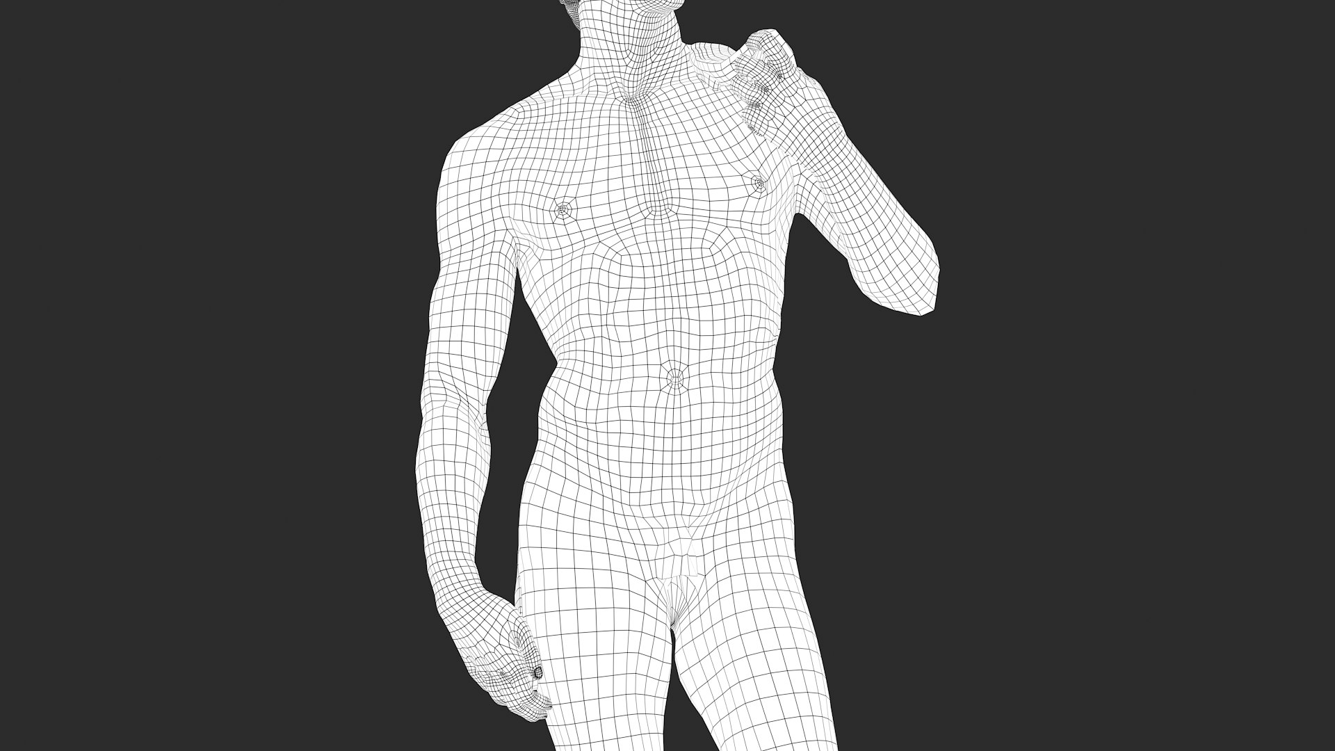 David statue 3D model - TurboSquid 1334758