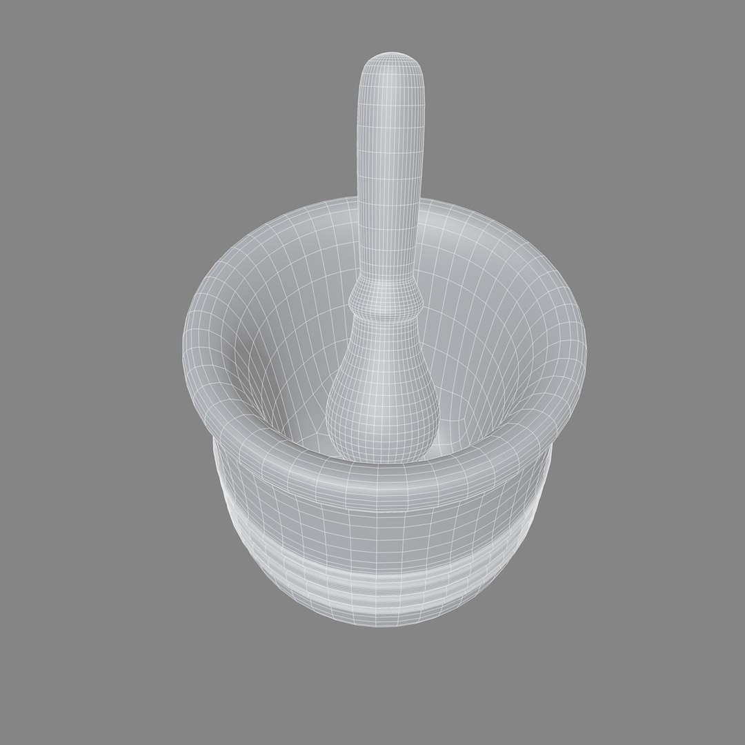 3d Pestle Pilon Model