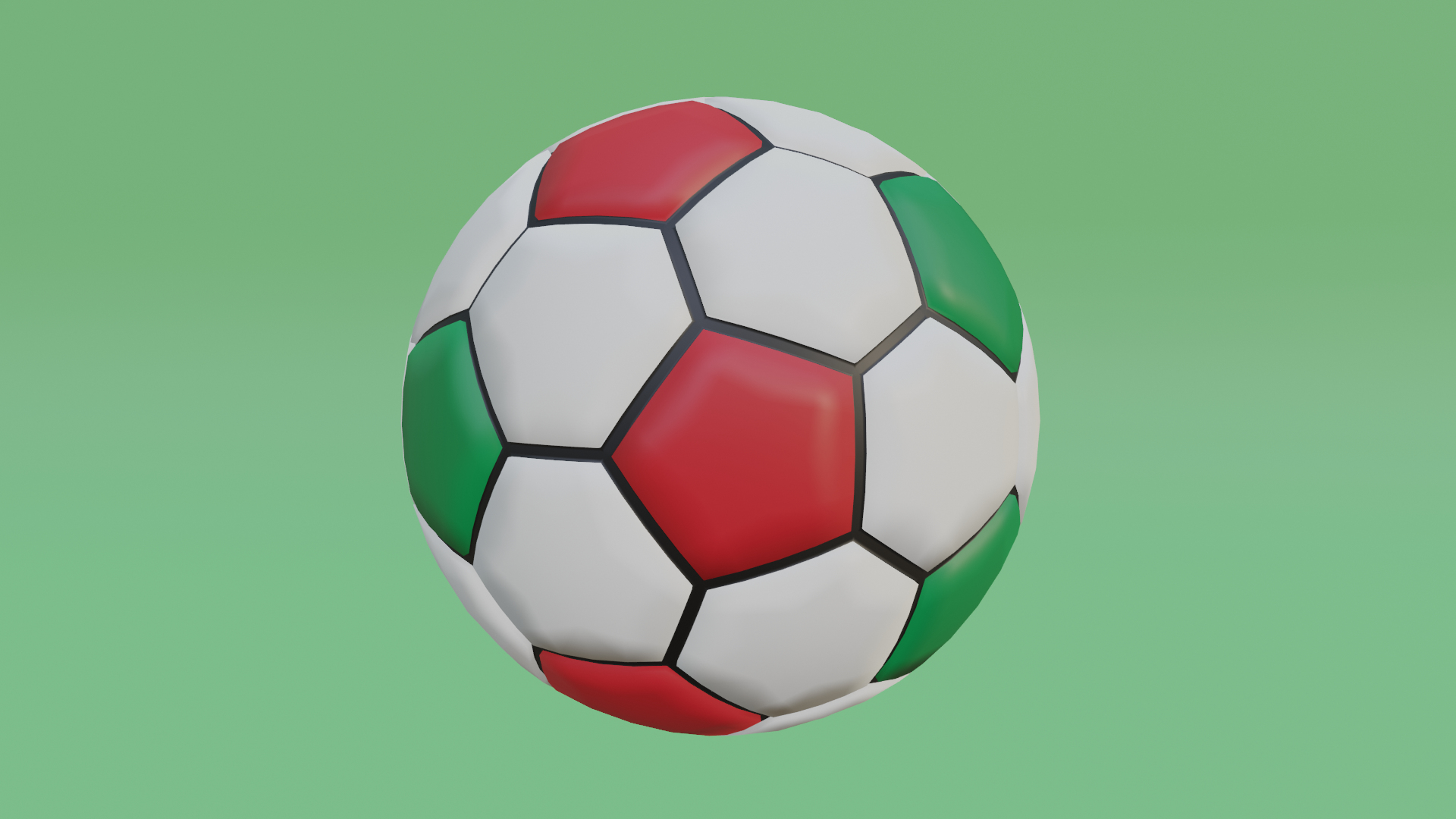 3D Italy Soccer Ball Model - TurboSquid 2123204