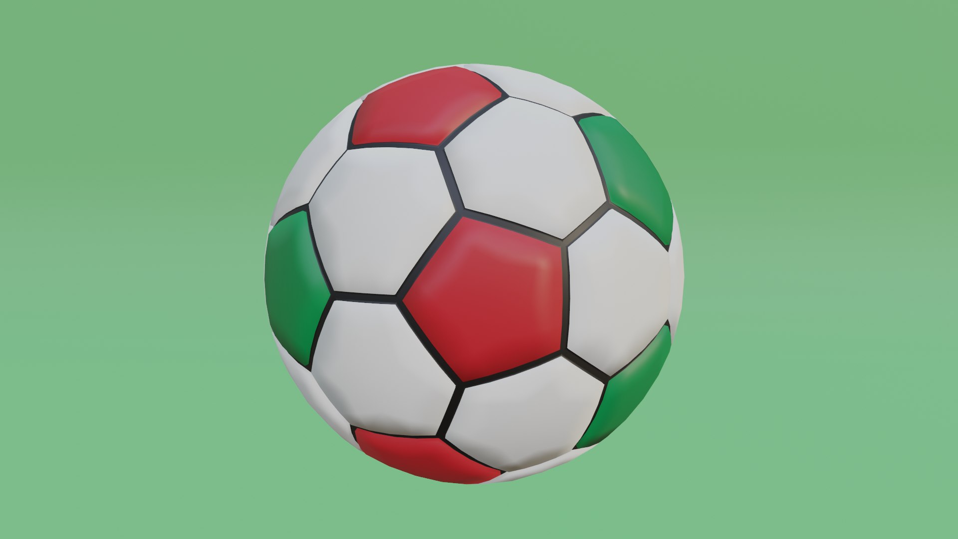 3D Italy Soccer Ball Model - TurboSquid 2123204