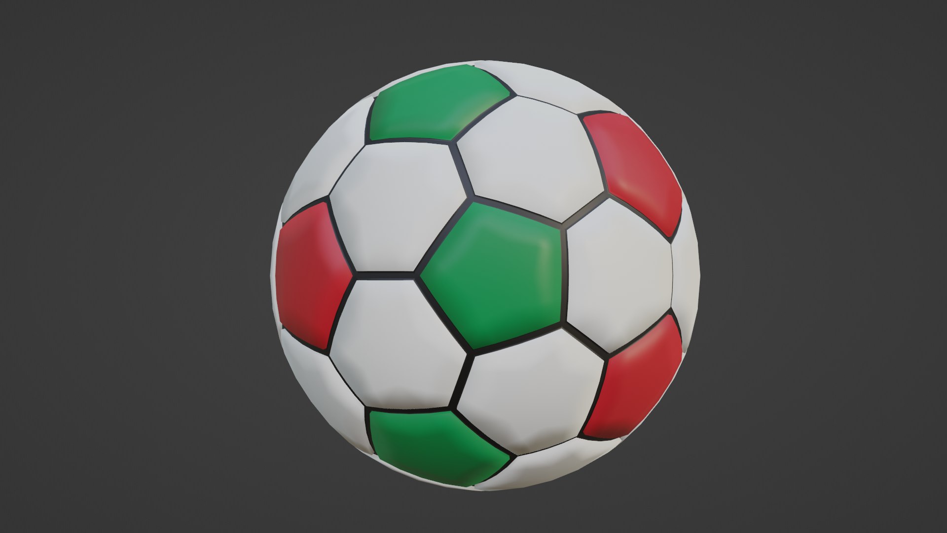 3D Italy Soccer Ball Model - TurboSquid 2123204