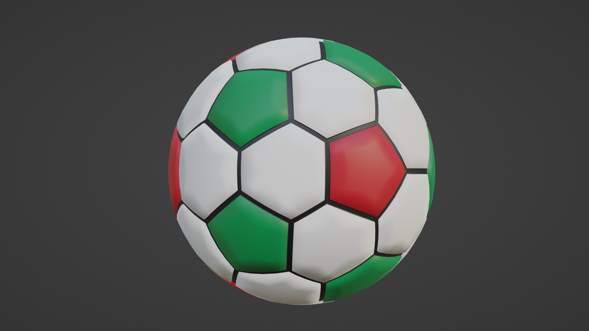 3D Italy Soccer Ball Model - TurboSquid 2123204