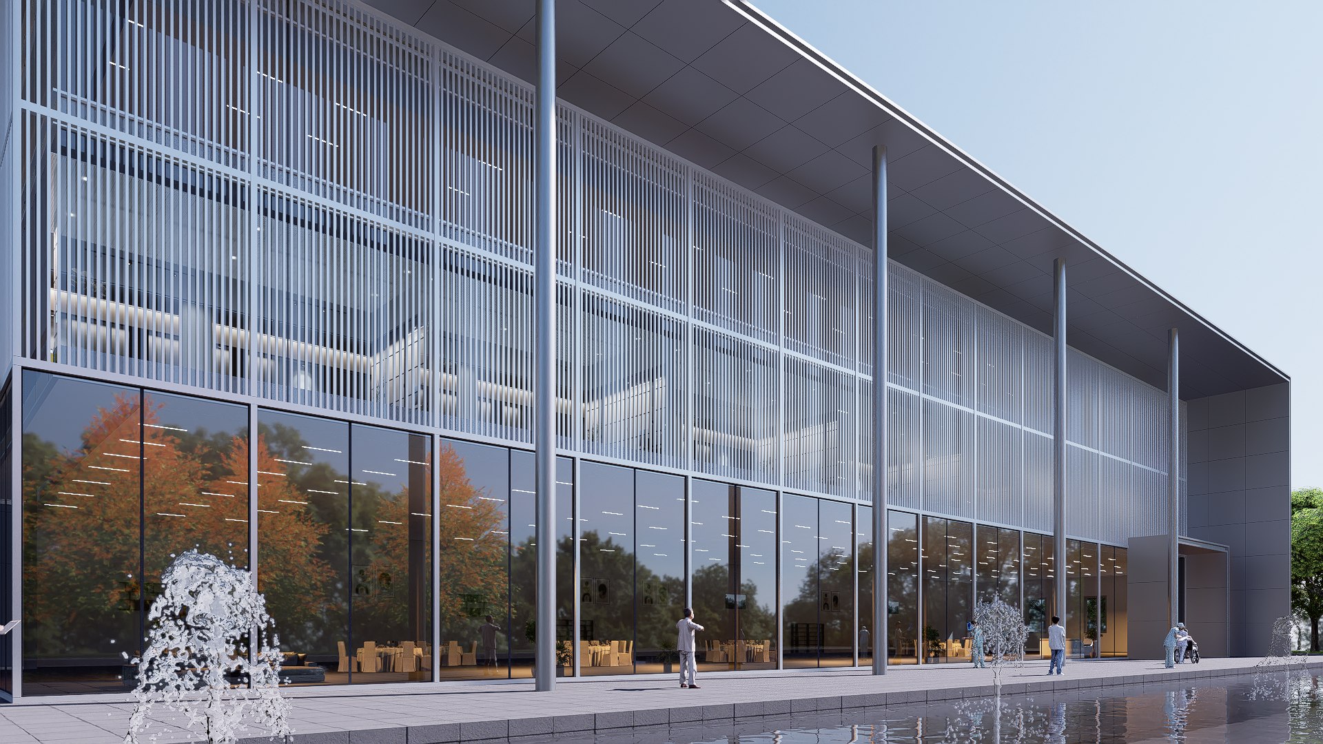 3D Town Center Building - TurboSquid 2368930