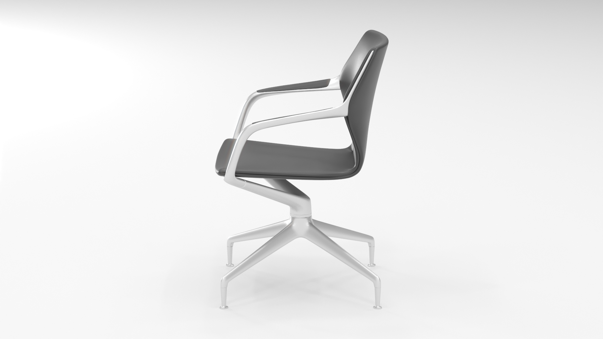 Brunner Ray 4 Star Base Meeting Chair 3D Model - TurboSquid 1772652