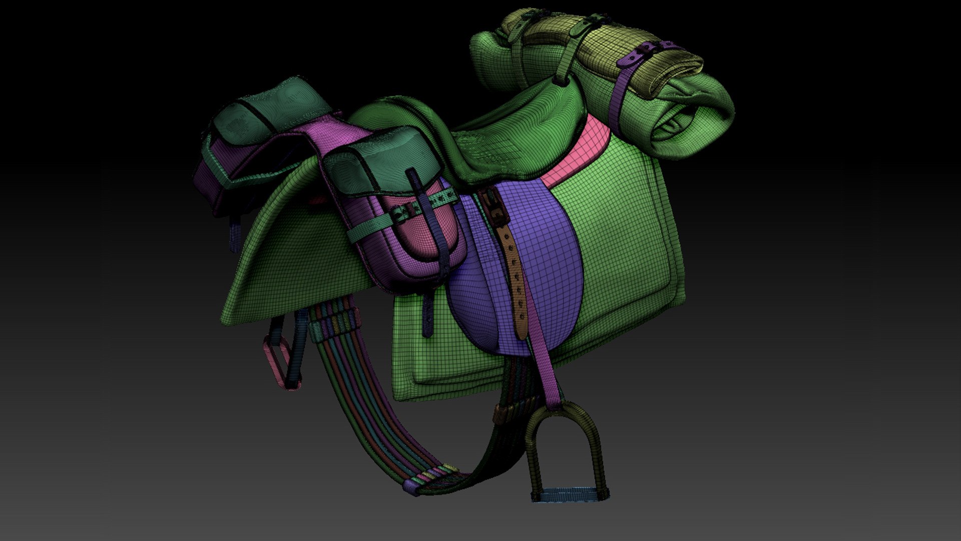SADDLE 3D Model - TurboSquid 2063778