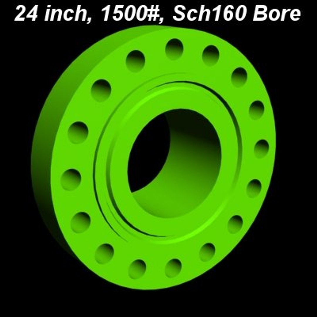 1500 Ansi Class Pipe 3d Model
