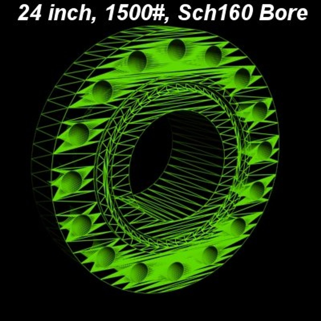 1500 Ansi Class Pipe 3d Model