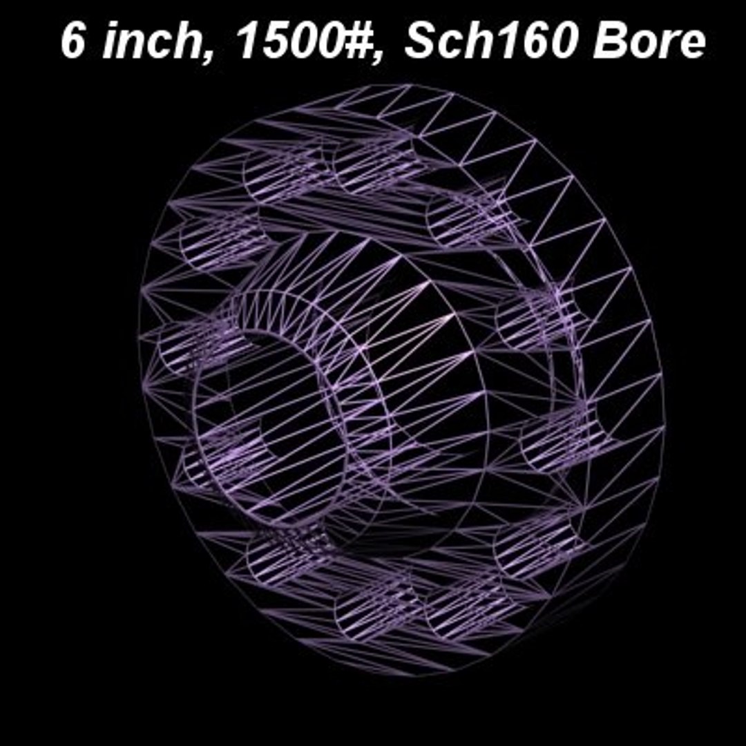 1500 Ansi Class Pipe 3d Model