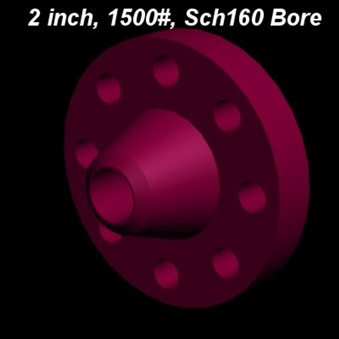 1500 Ansi Class Pipe 3d Model