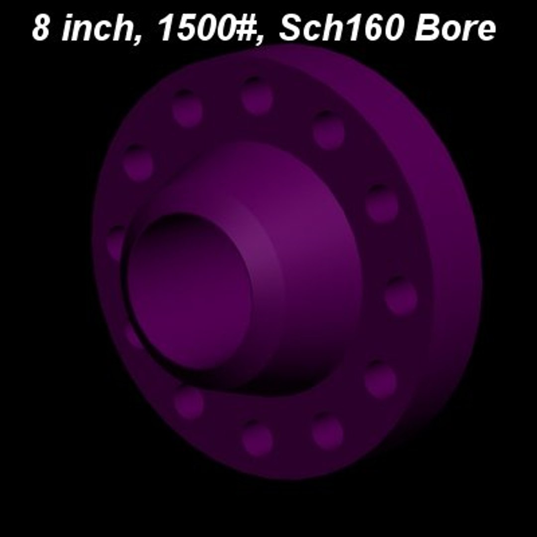 1500 Ansi Class Pipe 3d Model