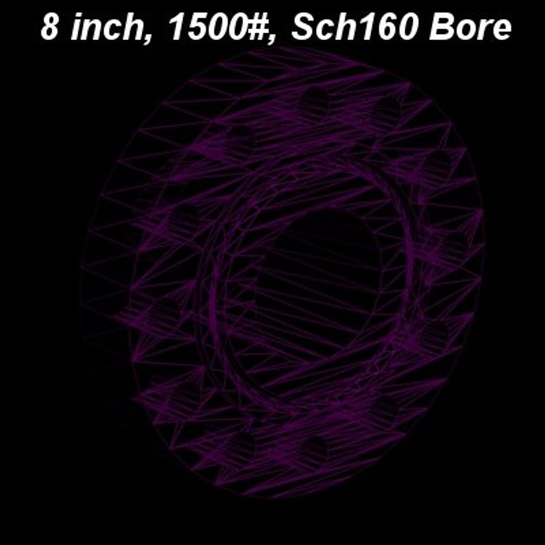 1500 Ansi Class Pipe 3d Model