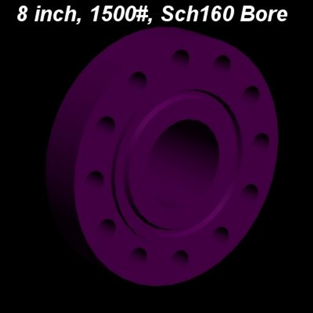 1500 Ansi Class Pipe 3d Model