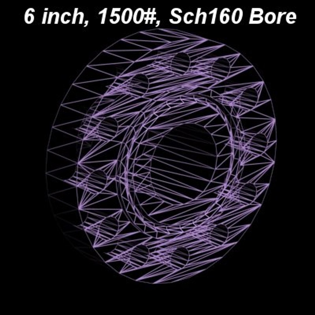 1500 Ansi Class Pipe 3d Model