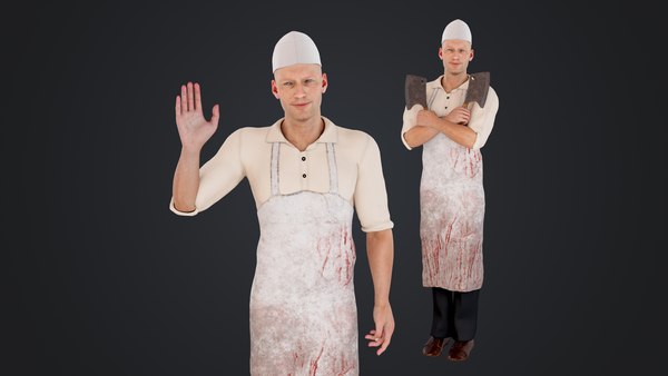 Модели 3D Butcher | TurboSquid