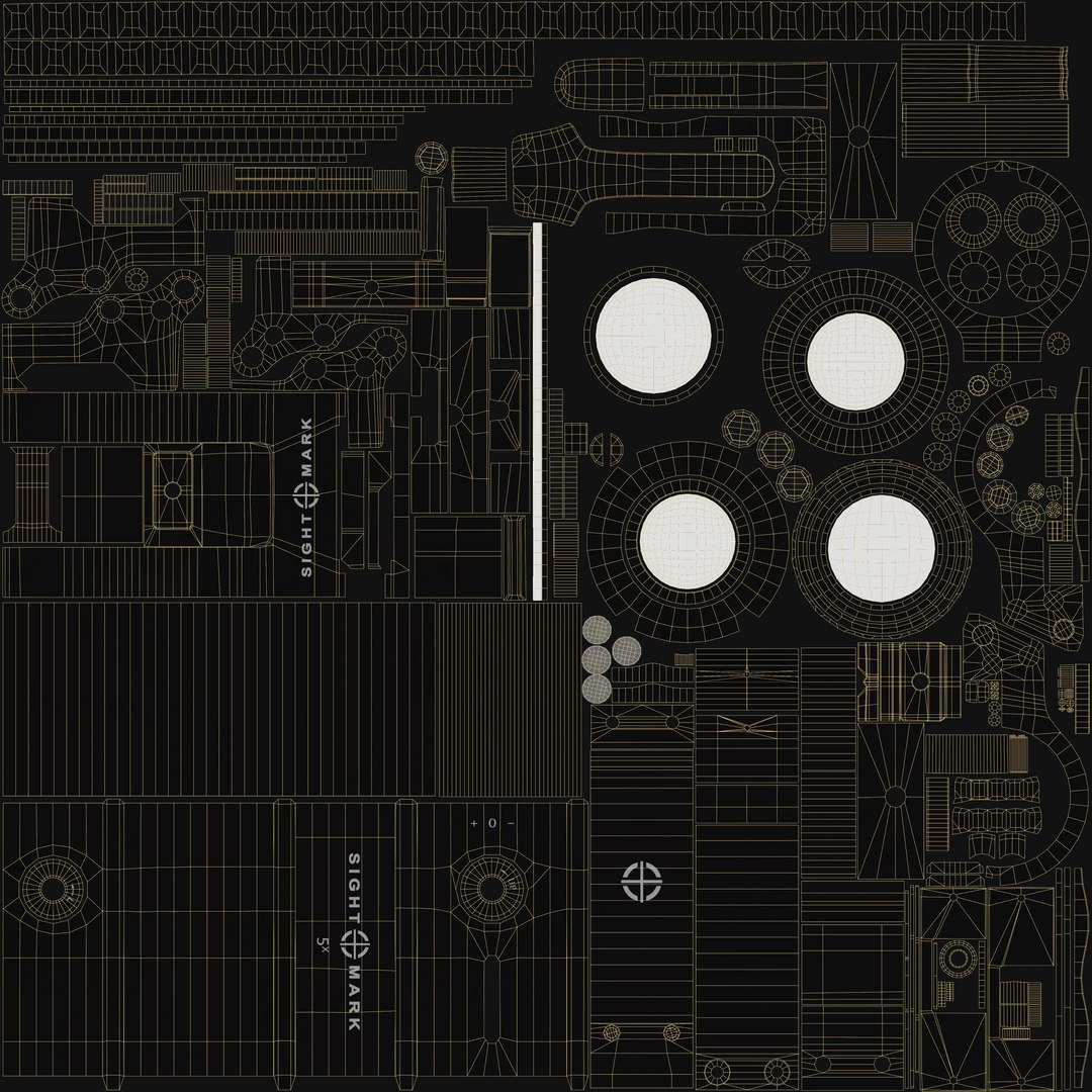 Sightmark Ultra Shot R-Spec T-5 Magnifier Combo 3D Model - TurboSquid ...