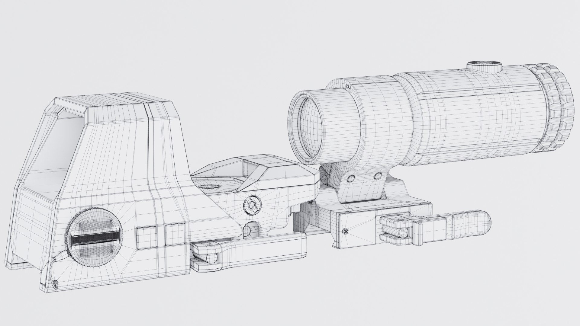 Sightmark Ultra Shot R-Spec T-5 Magnifier Combo 3D Model - TurboSquid ...