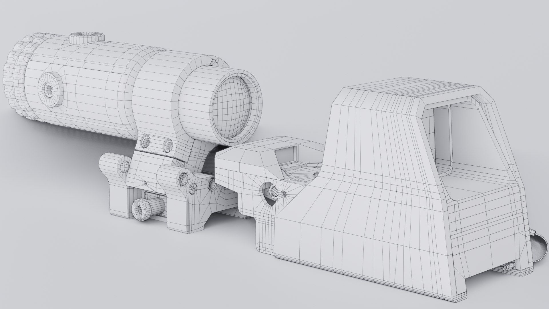 Sightmark Ultra Shot R-Spec T-5 Magnifier Combo 3D Model - TurboSquid ...