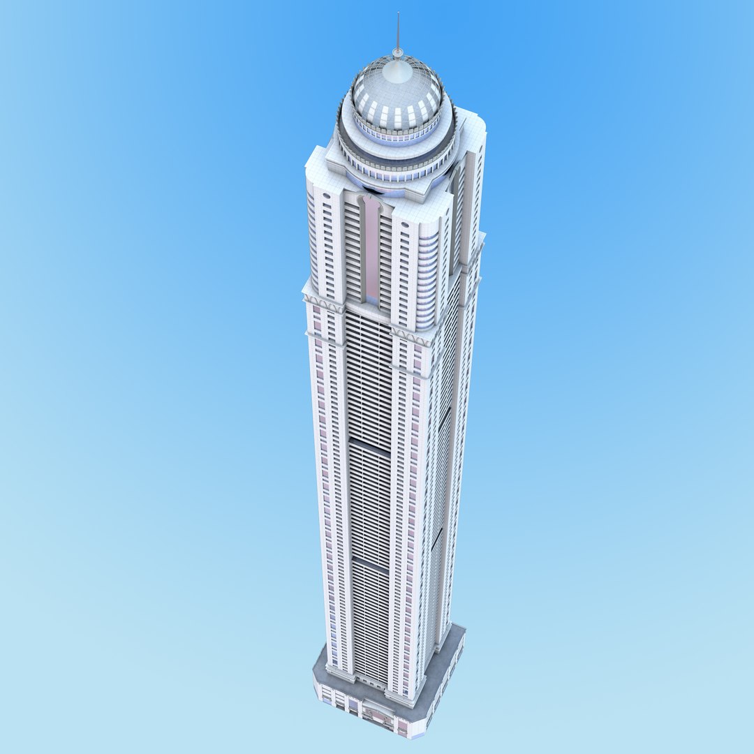 3D princess tower residential building - TurboSquid 1224119