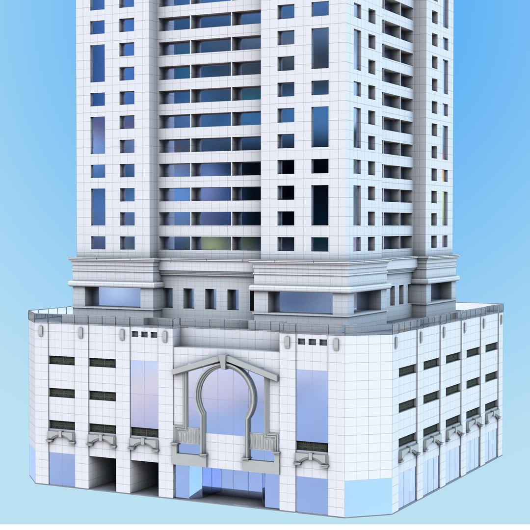 3D princess tower residential building - TurboSquid 1224119