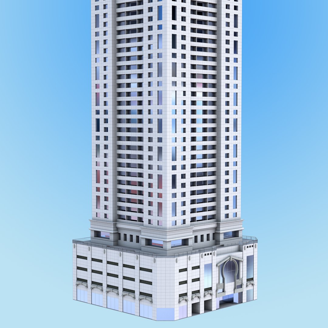 3D princess tower residential building - TurboSquid 1224119