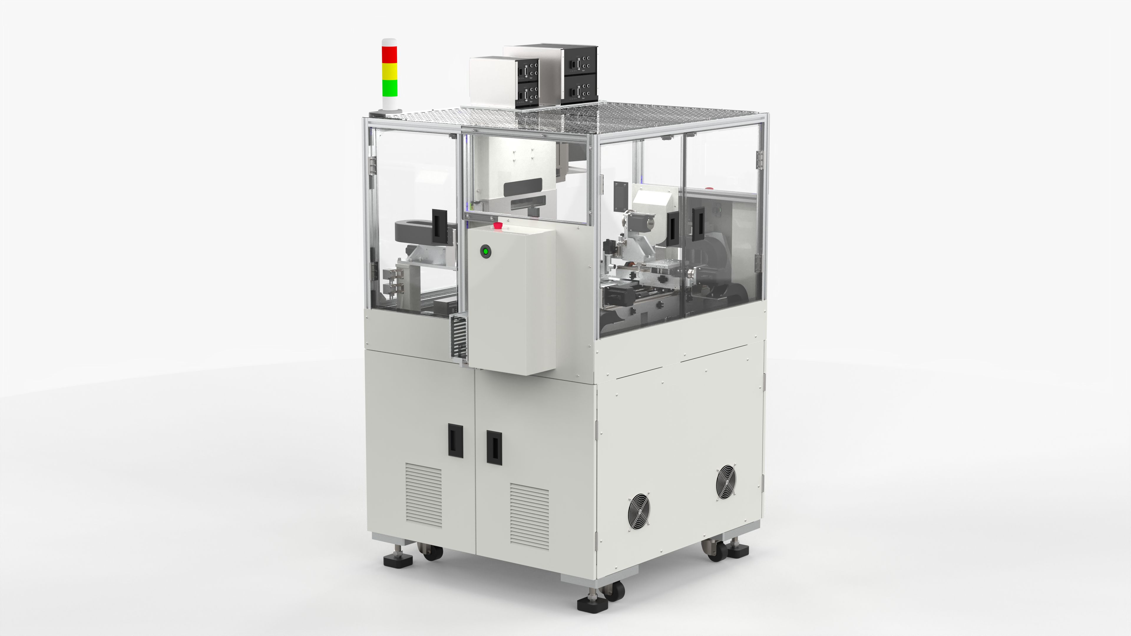 modelo 3d Automatic Optical Communication Products Precision Double ...