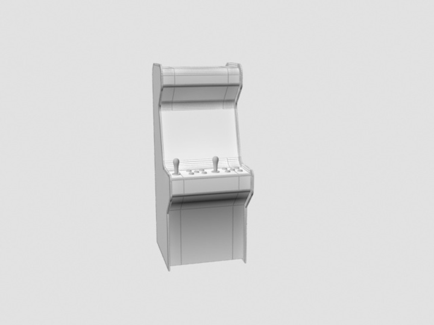 3d Model Arcade Machine