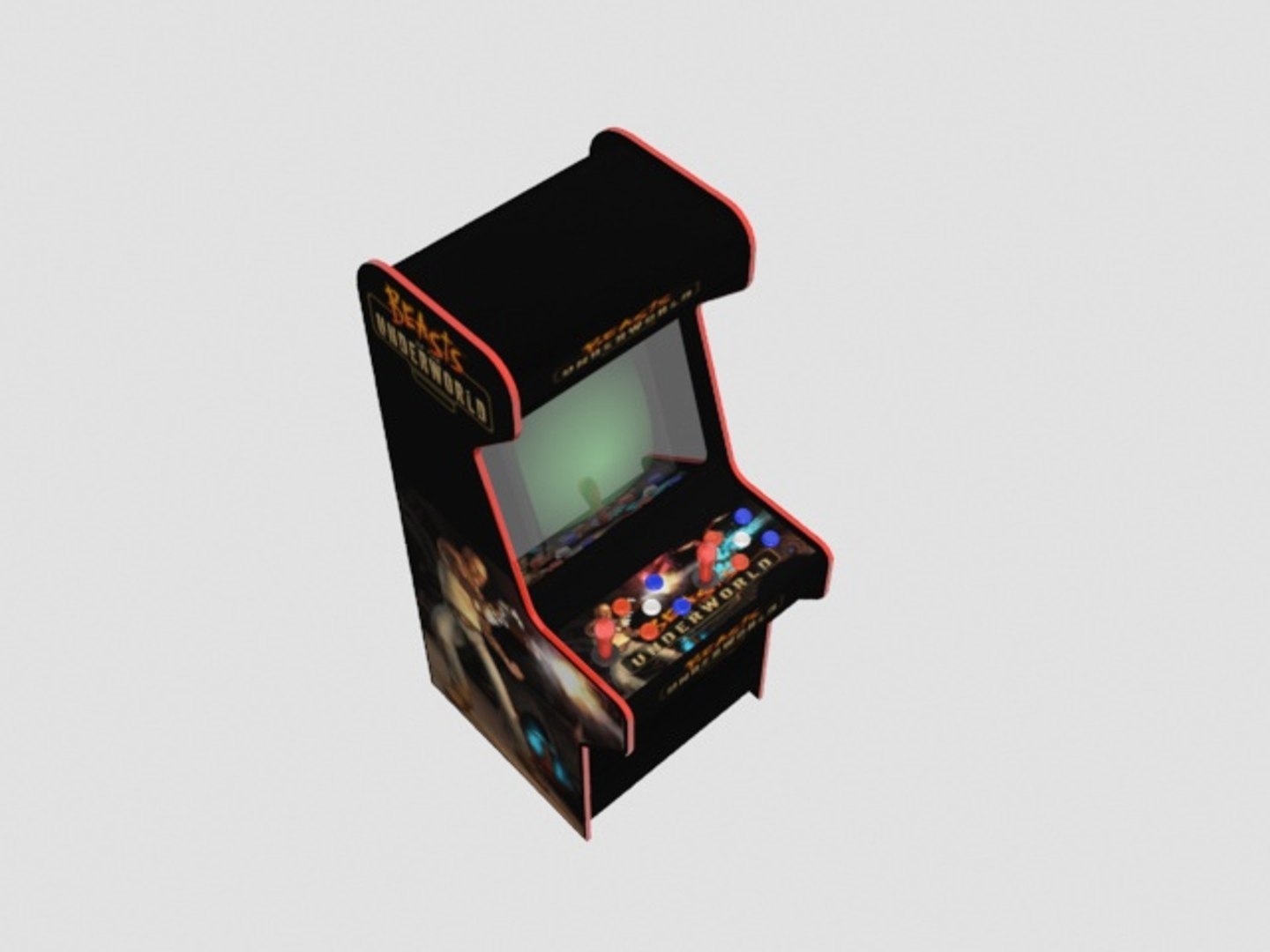 3d Model Arcade Machine
