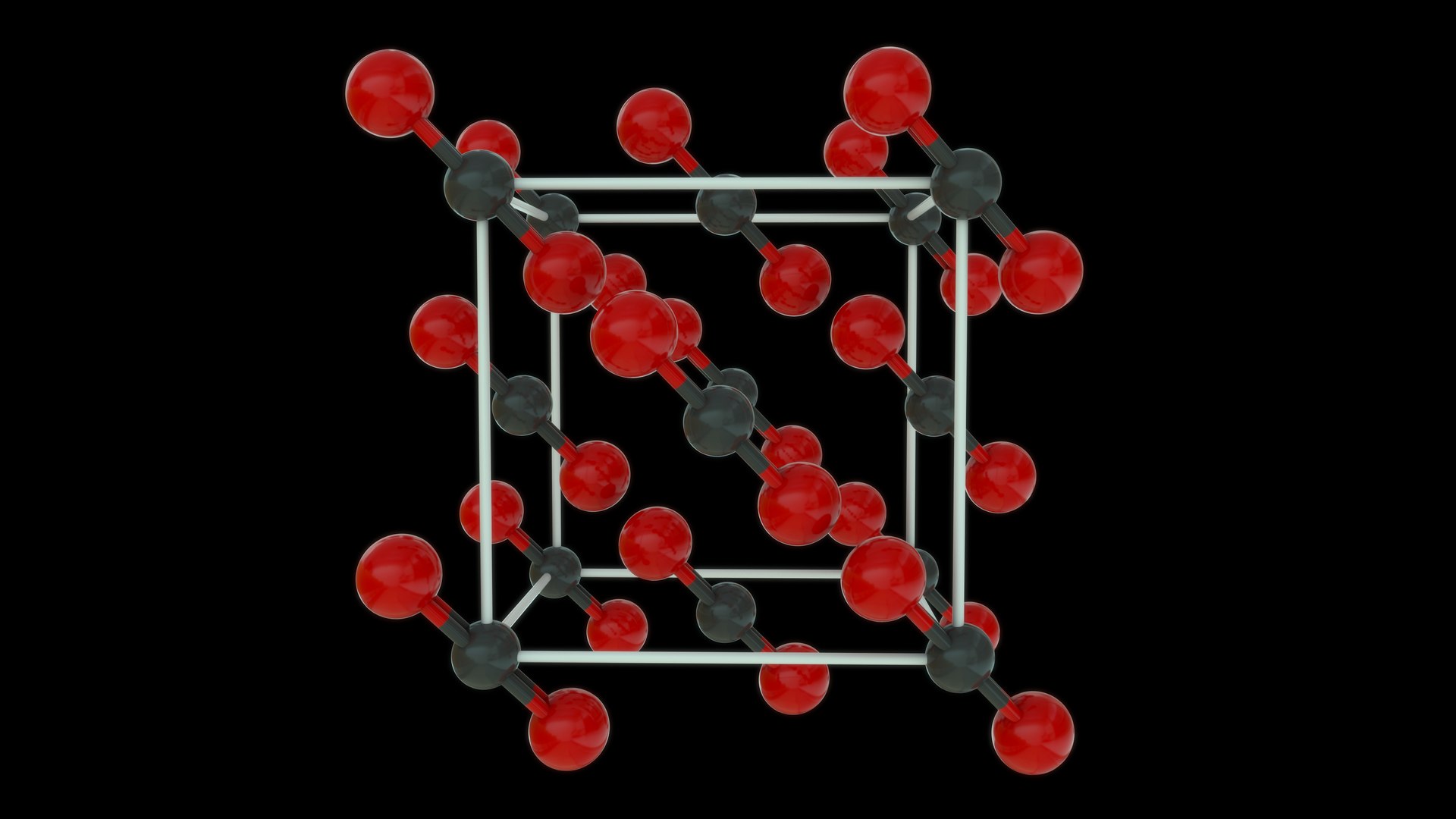 3D Model Carbon Dioxide Crystal Structure - TurboSquid 2220130