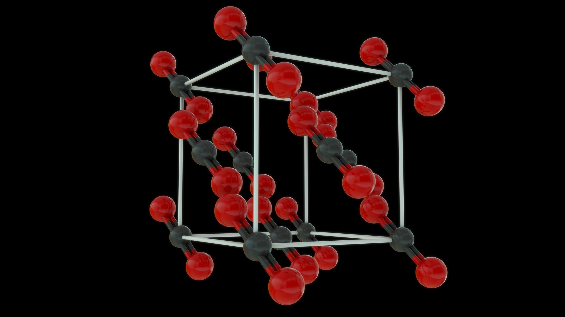 3D Model Carbon Dioxide Crystal Structure - TurboSquid 2220130