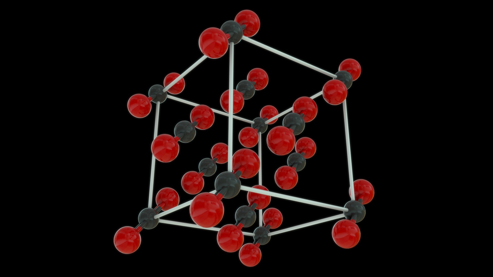 3D Model Carbon Dioxide Crystal Structure - TurboSquid 2220130