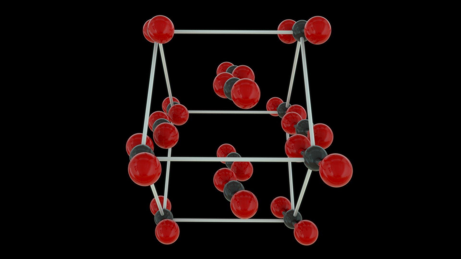 3D Model Carbon Dioxide Crystal Structure - TurboSquid 2220130