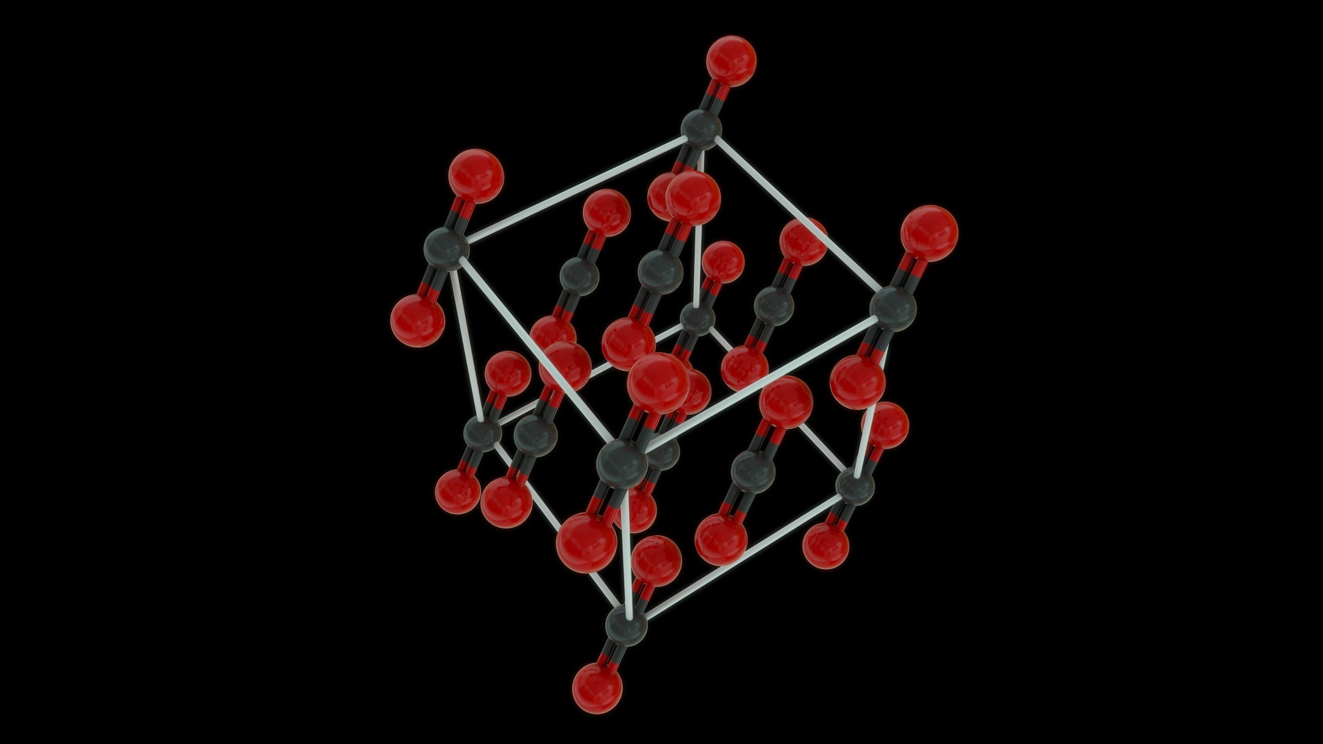 3D Model Carbon Dioxide Crystal Structure - TurboSquid 2220130