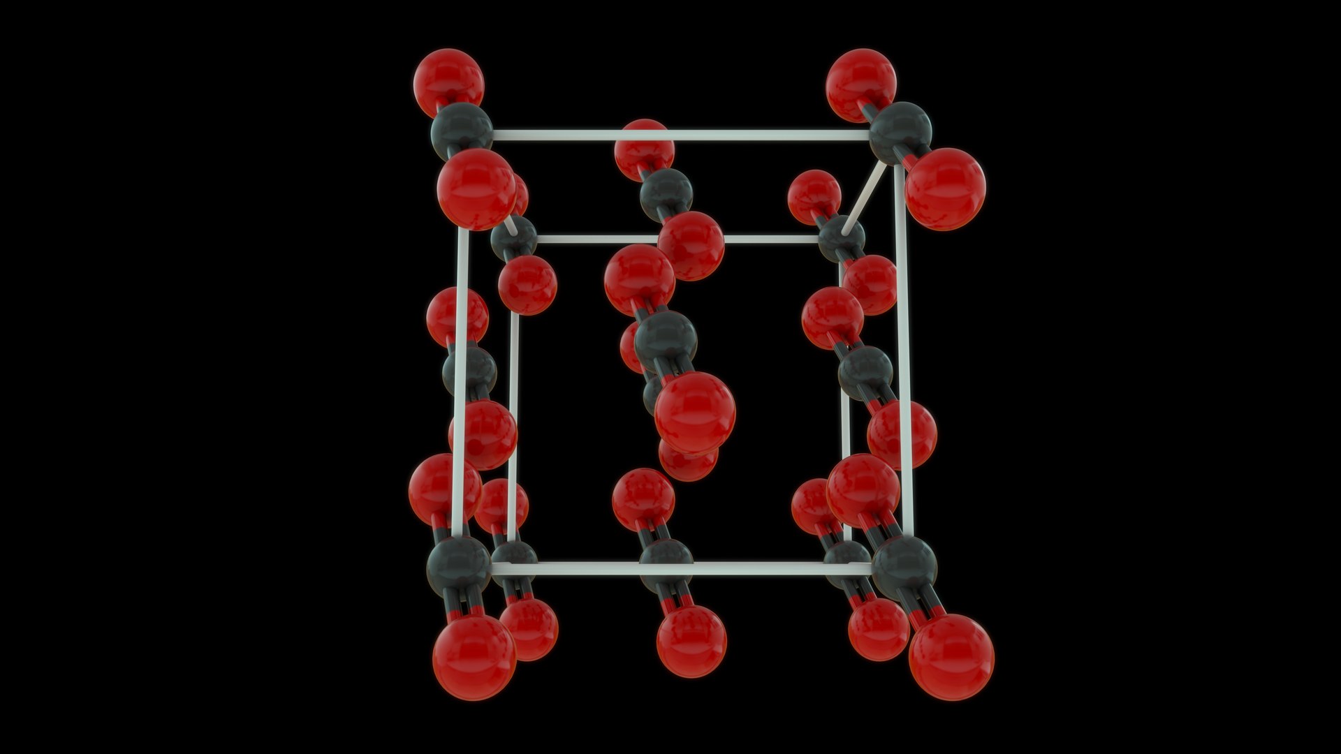 3D Model Carbon Dioxide Crystal Structure - TurboSquid 2220130