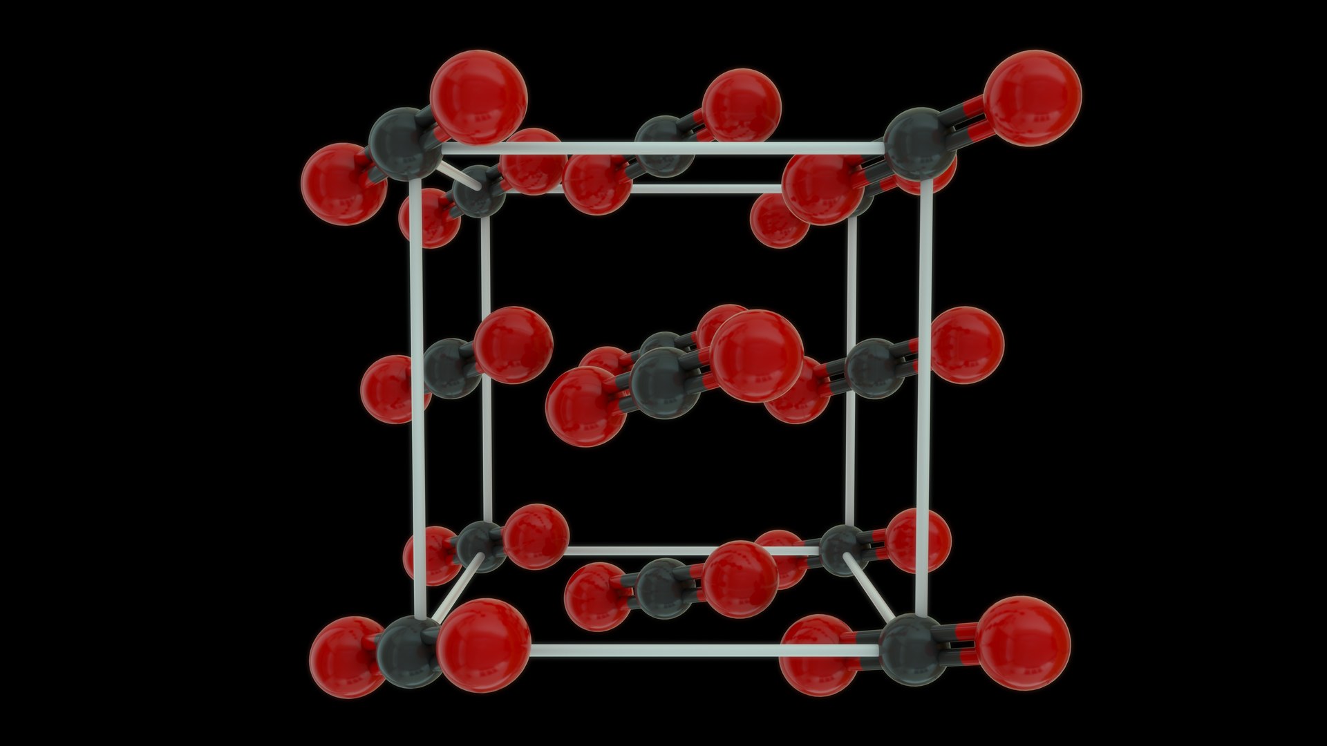 3D Model Carbon Dioxide Crystal Structure - TurboSquid 2220130